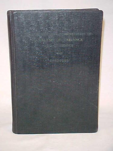 Calculation and Interpretation of Analysis of Variance and Covariance ...