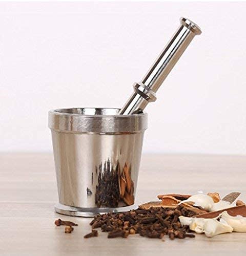 Buy UNIQUEWELL Stainless Steel okhli musal Size 7 BIG/Mortar & Pestle ...