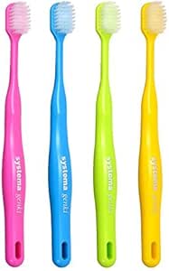 Amazon | LION ライオン DENT.EX systema genki 歯ブラシ 4本 | LION | 大人用歯ブラシ 通販