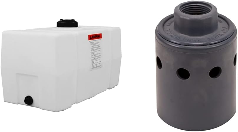 Amazon.com : RomoTech 82123919 Horizontal Square Polyethylene Reservoir ...