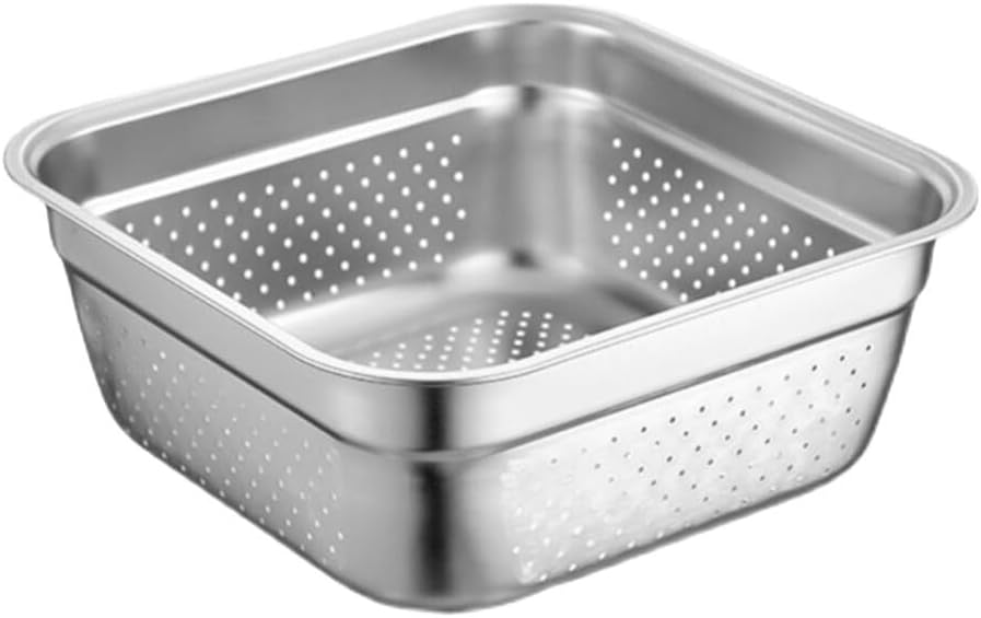 Amazon.com: Kichvoe Stainless Steel Colander Basin Large Capacity ...