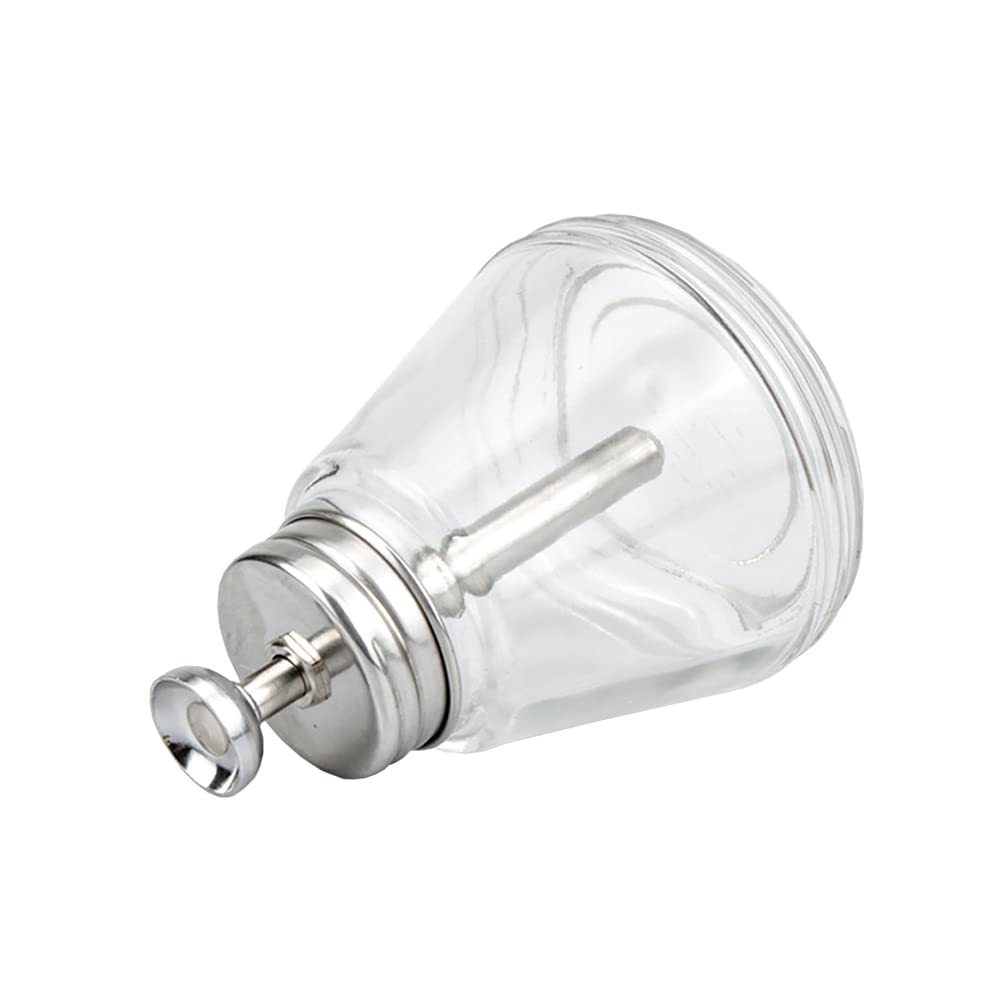 Amazon.com : ccHuDE 180ml Glass Alcohol Push Down Bottle Liquid Pump ...