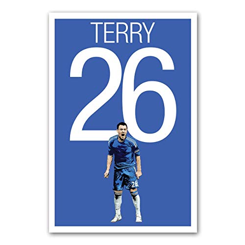 Amazon.com: John Terry Poster - Chelsea Soccer Art : Home & Kitchen