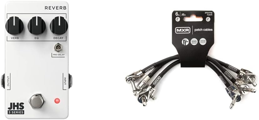 Amazon.com: JHS Pedals 3 Series Reverb (3SREVERB) + MXR Patch Cable 6 ...