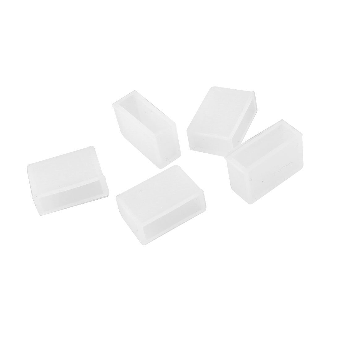 ELECTROPRIME Plastic LED Strip Light End Cap Cover w 2 Holes 5 Pcs 12mm ...