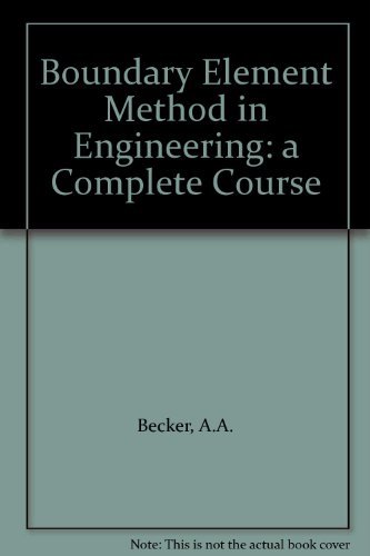 Amazon.com: The boundary element method in engineering: A complete ...