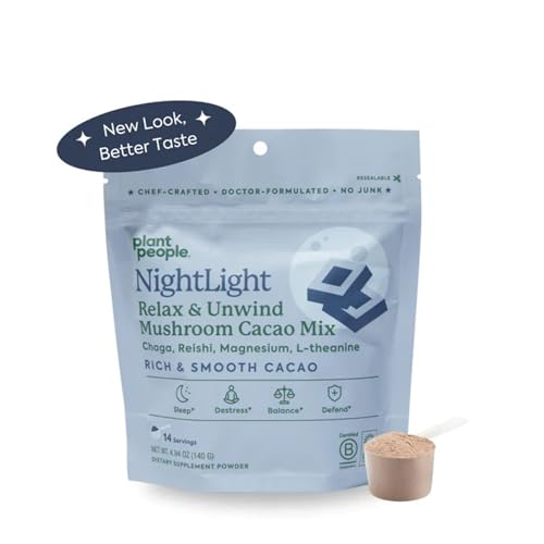 NightLight Mushroom Cacao Mix Bedtime Drink to Support Sleep & Recovery ...