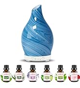 Amazon.com: Oil Diffuser & Essential Oils Set - Oil Diffuser 150ml with ...