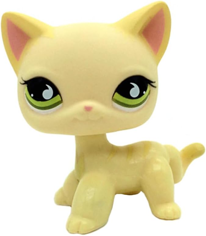 Amazon.com: SRJLPS Yellow Cream Short Hair Cat #733 with Magnet Mini ...