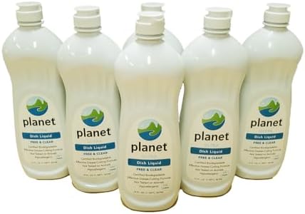 Amazon.com: Planet Ultra Dishwashing Liquid, Free and Clear, 19 fl oz ...