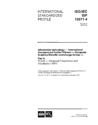 ISO/IEC ISP 12071-4:1997, Information technology - International ...