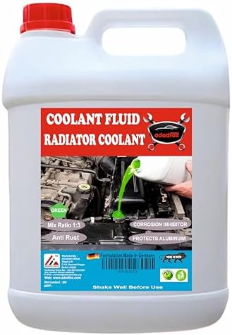 ADADFOX Radiator Coolant Concentrate (5 L, Green) | Mix Ratio 1:3 ...