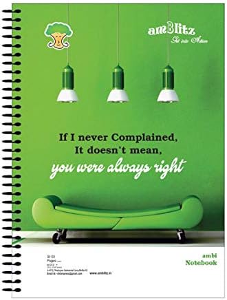 Rush Rough A4 Spiral Notebook 300 Pages | Single Line Ruled | 300 Pages ...