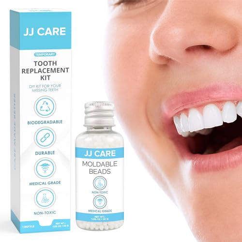 JJ CARE Temporary Tooth Replacement Kit with Dental Tools, - Want It All