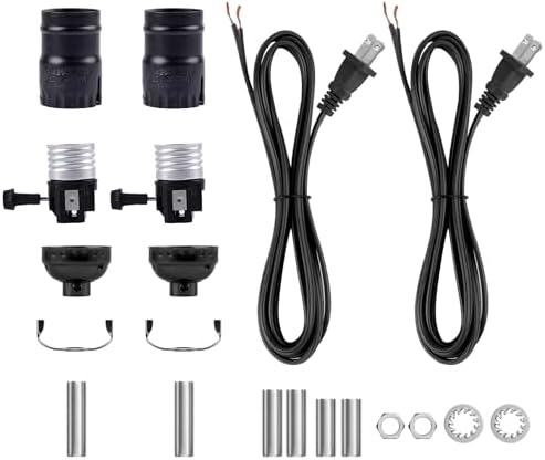 Bonlux Lamp Repair Kit for Table Lamps,Floor Lamp Rewire Kit with 2 Way ...