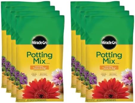 Miracle-GRO Potting Mix - 8 25qt Bags - 200 Total Quarts | Compra ...