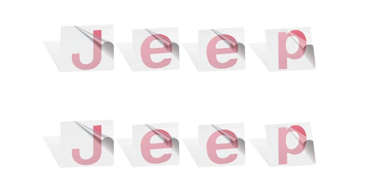 Amazon.com: Reflective Concepts JEEP Fender Emblem Overlay Decal ...