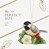 Amazon.com: Spode Christmas Tree Chickadee Ornament, Classic Holiday ...