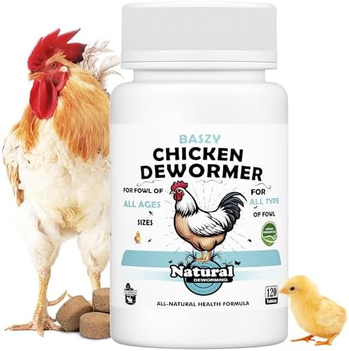 Amazon.com : Chicken Dewormer - 120 Tablets All-Natural Formula, US ...