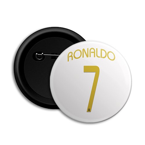 Ronaldo Round Pin Button Badge - Dot Badges : Amazon.in: Toys & Games