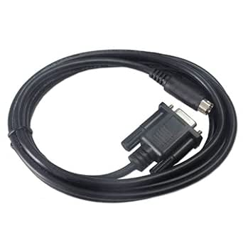 WEboL PC-XC Compatible XC Series PLC Programming Cable RS232 Serial Data Download Cable Black ...
