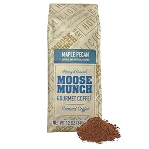 Amazon.com : Moose Munch Coffee, Maple Pecan Flavored Gourmet Coffee by Harry & David, Ground ...