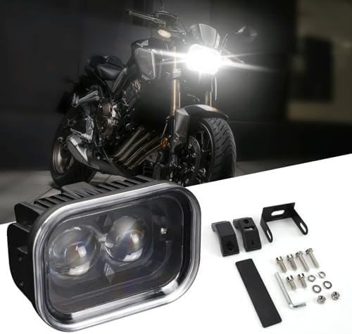 OPPBUY 1 PC 4 ''LED Headlight Cool White Motorcycle LED Headlight with ...