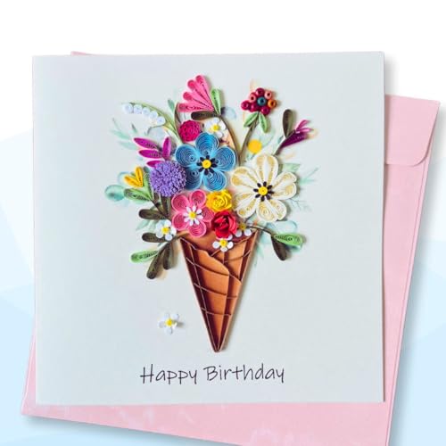 Best Handmade Quilling Birthday Cards for Shareable Moments – Crafting ...