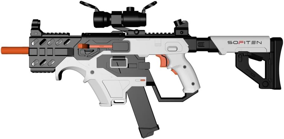 Amazon.com: SOFITEN Toy Gun Automatic Sniper Rifle with Tactical Vest ...