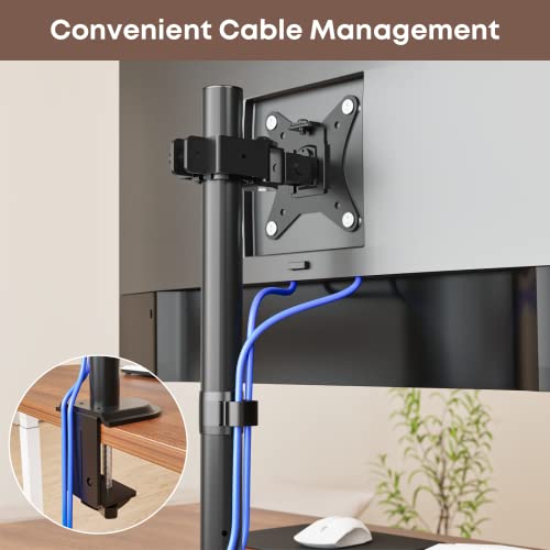 Snapklik.com : HumanTeck Single Monitor Desk Mount For 13-35 Inch ...