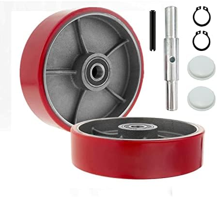 Amazon.com: Pallet Jack/Truck Load Wheels Full Set with Axles and Entry ...