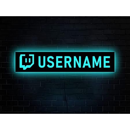 Custom YouTube Neon Sign, Personalized Gamer Tag Led Sign, Handmade ...
