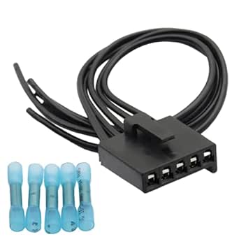 Amazon.com: Blower Motor Resistor Connector Wire Harness Pigtail ...
