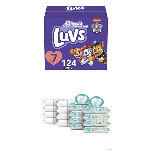 Amazon.com: Luvs Pro Level Leak Protection Diapers Size 7 (2 X 124 ...
