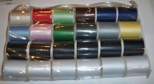 Amazon.com: 24 Assorted Spools of Thread Full Size 200 Yards Each