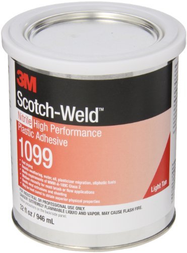 3M 1099 Scotch-Weld Nitrile High Performance Plastic Adhesive, Light ...