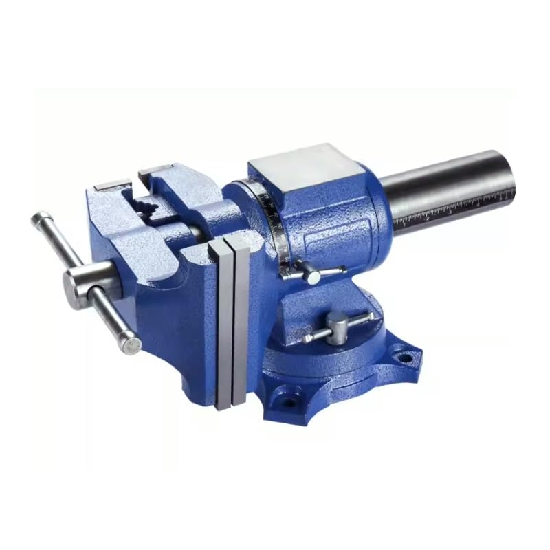 Bench Vise 6-Inch Heavy Duty With - 360° Swivel Base Workshop Vise With ...