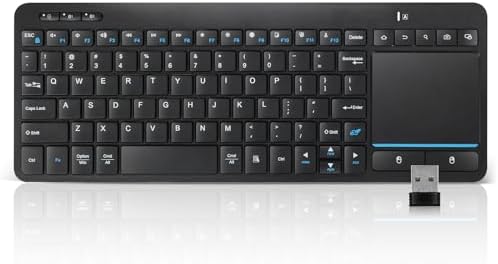 Amazon.com: Inateck Bluetooth Keyboard with Touchpad, Ultra-Light&Silm ...