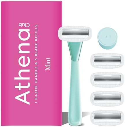 Amazon.com: Athena Club Women’s Razor Kit, 5-Blade Cartridge Razor for ...