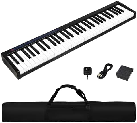 Amazon.com: HONEY JOY Keyboard Piano, 61-Key Beginner Digital Music ...