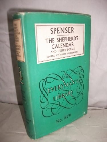The Shepherd's Calendar and Other Poems. Everyman's Library No. 879 ...