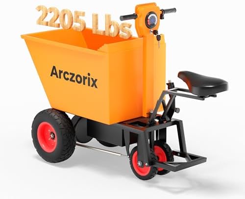 Amazon.com: Arczorix Wheelbarrow Utility Cart with Seat & Stand ...
