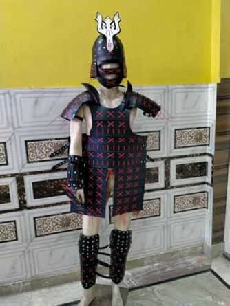 Amazon.com: medieval Leather Samurai Full Armor - Leather Armor for ...