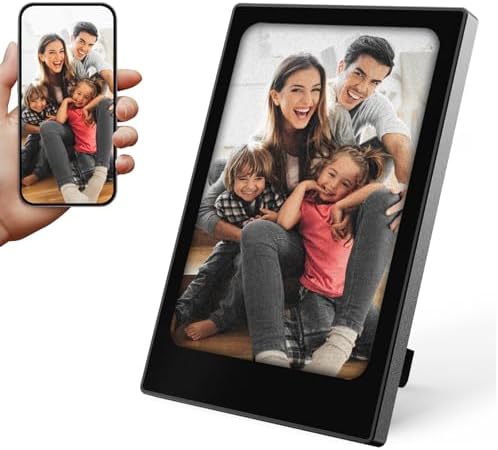 Amazon.com : LUCYLANKER E-Ink Mini Digital Picture Frame, 4.0" Portable ...