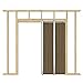 JUBEST 36"x 96" Pocket Door Frame Kit with 220LBS Soft Close Mechanism ...