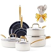Amazon.com: Nonstick Cookware Set - 16 PCS Non Toxin Pots and Pans Set ...