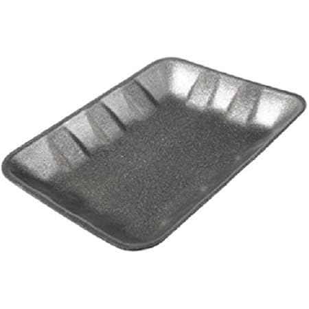 Amazon.com: CKF 1SW, 1S White Foam Meat Trays, Disposable Standard ...