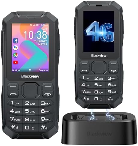 Blackview N1000 4G Rugged Basic Mobile for Elderly - Big Button, 4GB ...