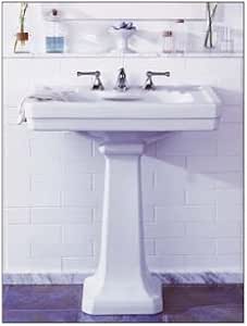 Porcher 0455800 Lutezia 24 Inch Pedestal Bath Sink - Bathroom Sinks ...