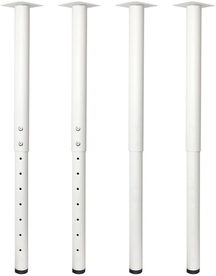 Amazon.com: IRONDIY 2 PCS Adjustable Table Legs, 21.5" - 37" Metal ...